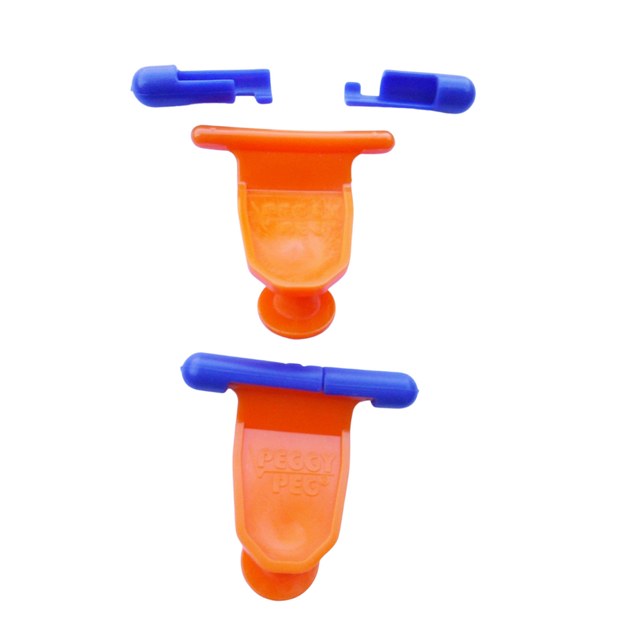 Croc-Adapter • Pack of 4 (PP17) • 5 mm & 8 mm awning sail track clip f ...