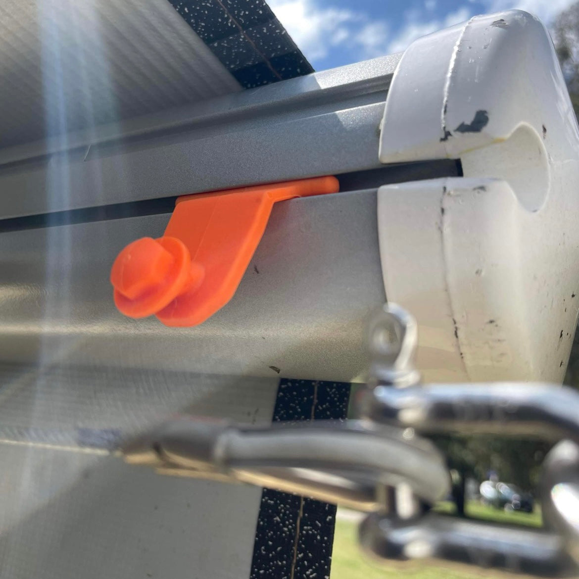 Croc-Adapter • Pack of 4 (PP17) • 5 mm & 8 mm awning sail track clip f ...